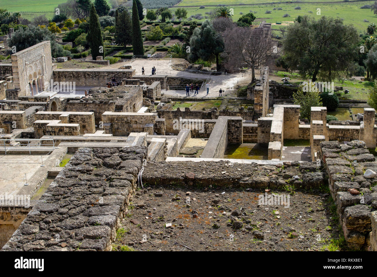 Cordoba, Spain, 30th January 2019. the ruins of Medina Azahara a vast ...