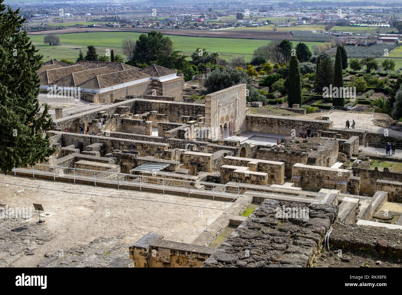 Cordoba, Spain, 30th January 2019. the ruins of Medina Azahara a vast ...