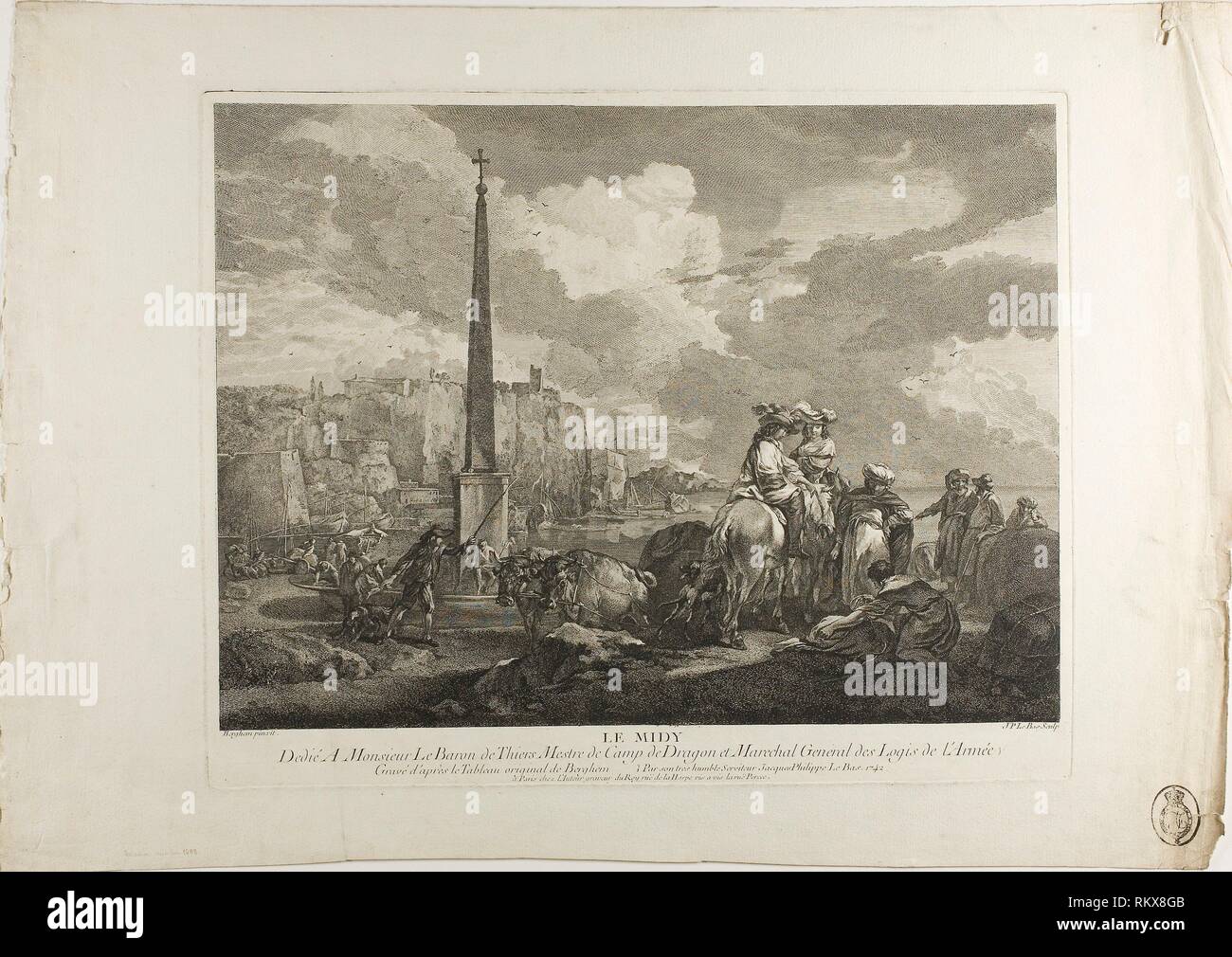 Jacques Philippe Le Bas Stock Photos & Jacques Philippe Le Bas Stock ...