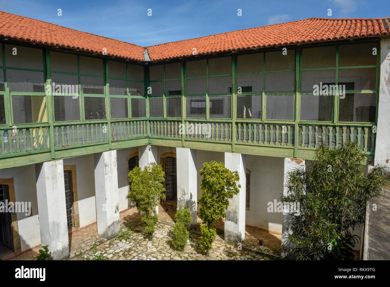 Traditional portuguese colonial architecture in Alcantara on Brazil ...