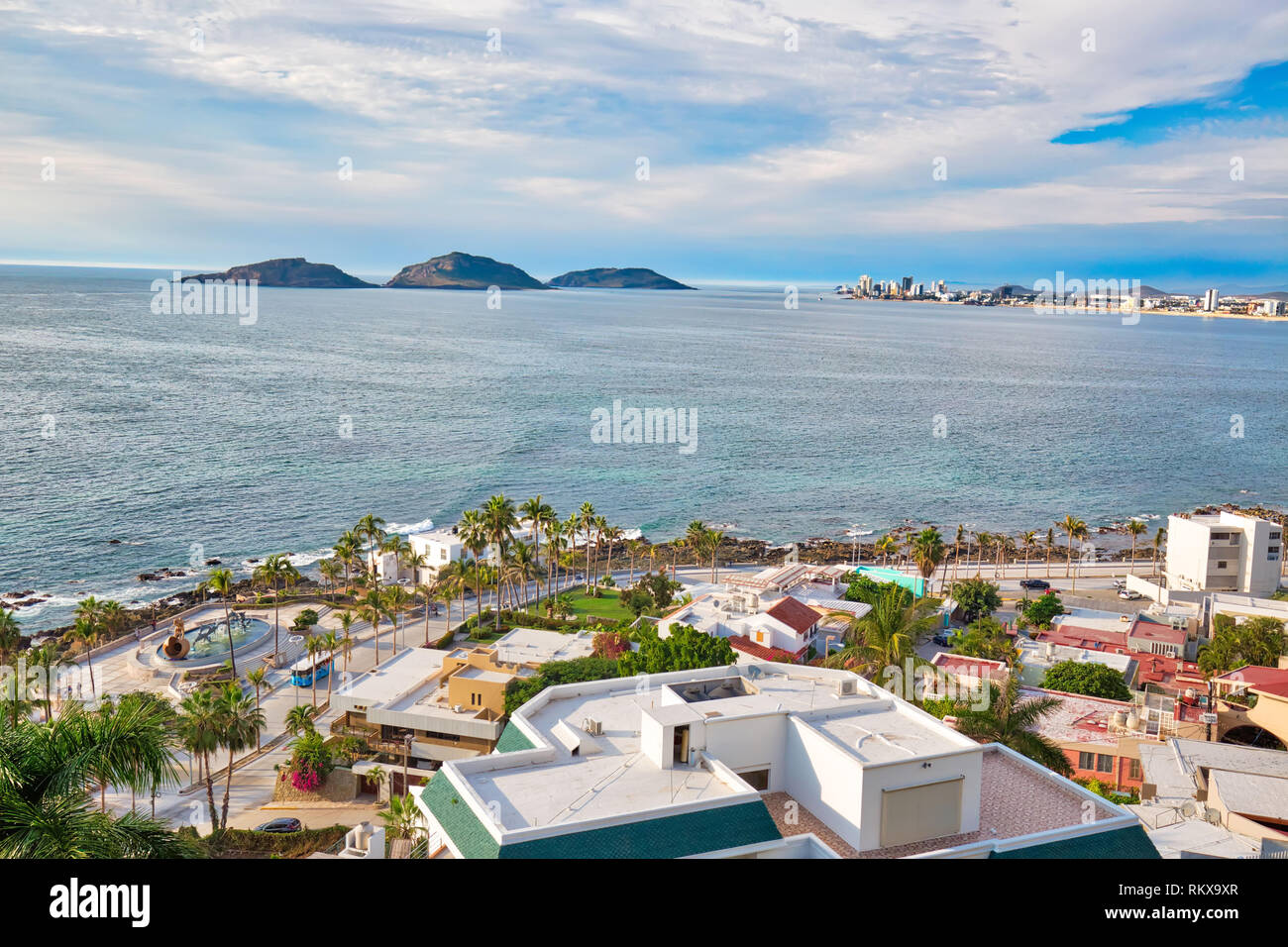 Panoramic view of the Mazatlan Old City, Mexico Stock Photo - Alamy
