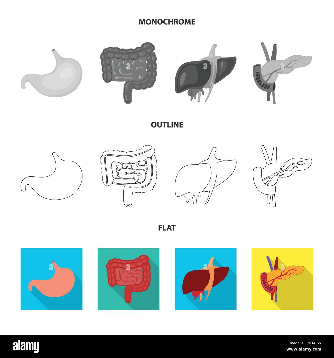 Vector design of biology and scientific logo. Collection of biology and ...
