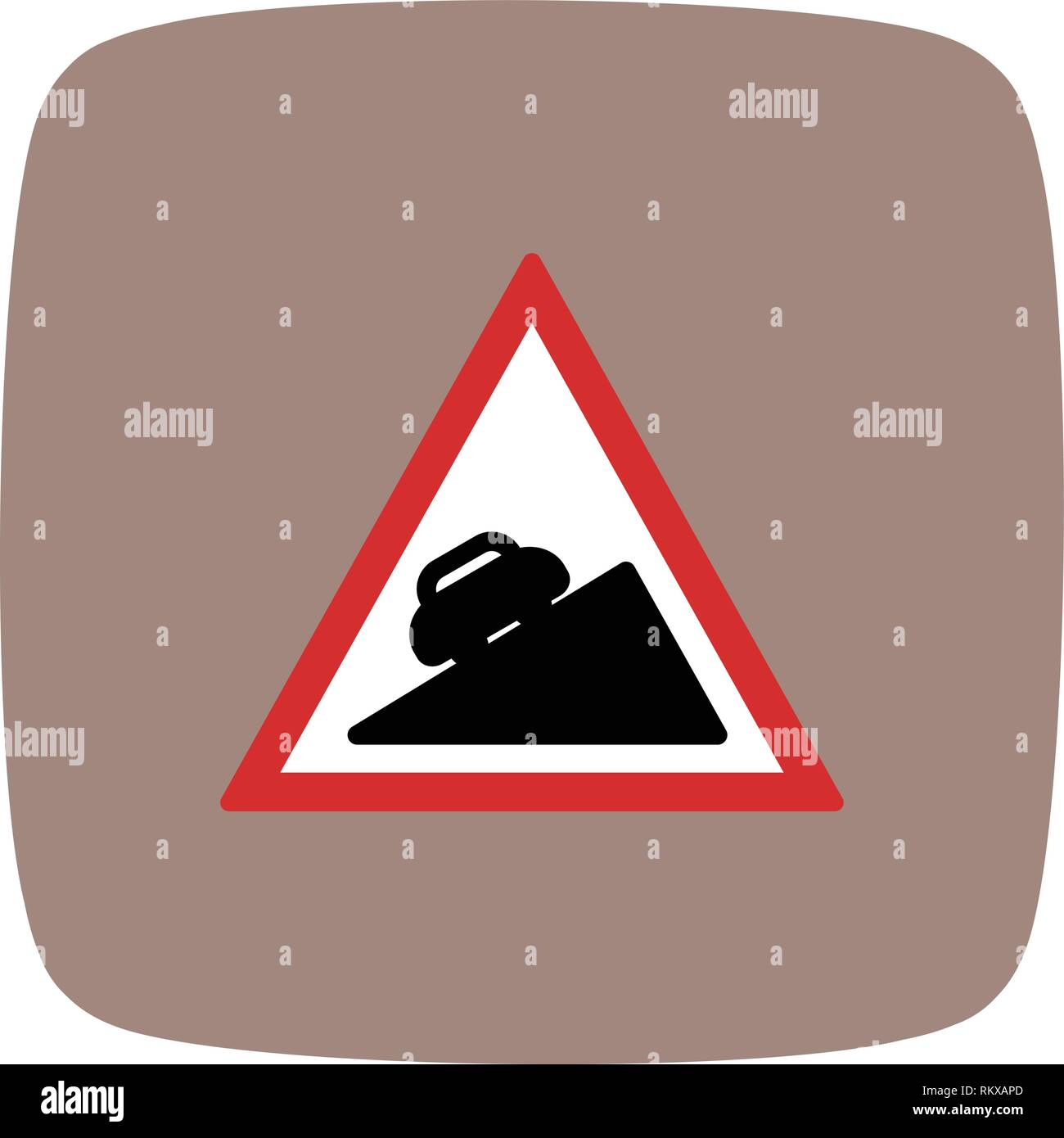 Vector Steep ascent Icon Sign Icon Vector Illustration For Personal And ...