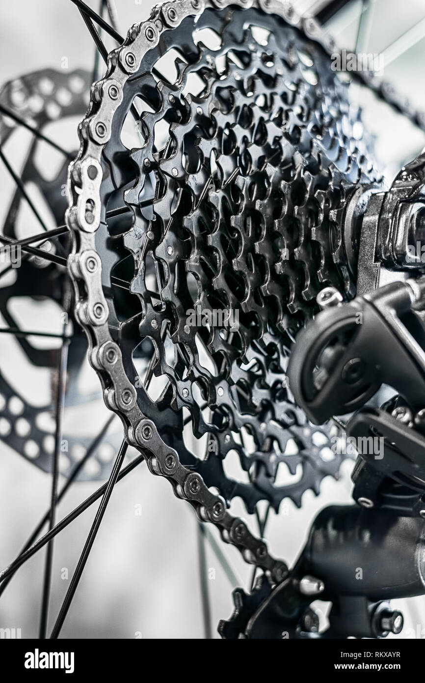 Rear bike cogs hi-res stock photography and images - Alamy