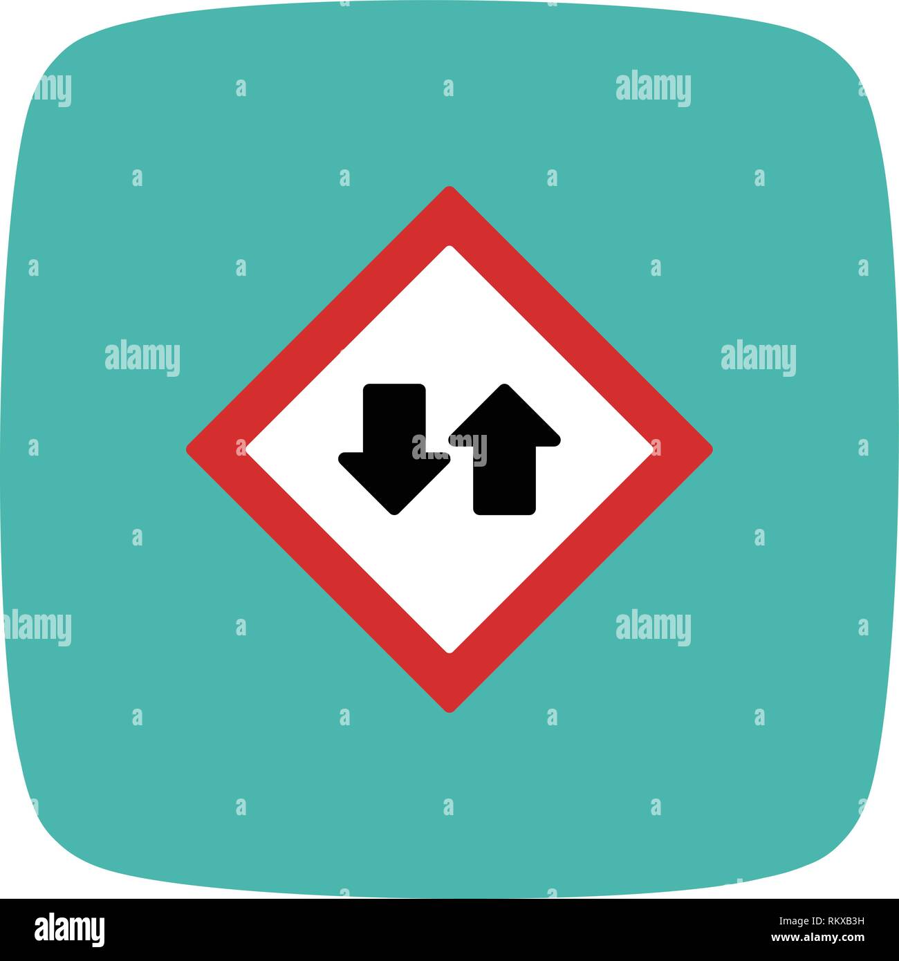 Two lane highway vector vectors hi-res stock photography and images - Alamy