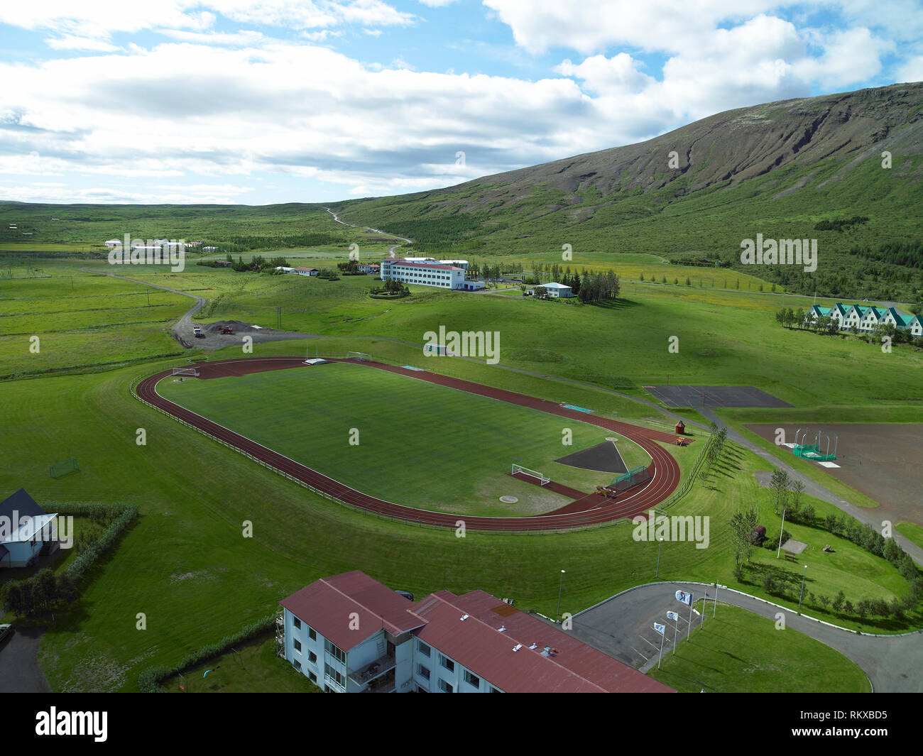 Iceland football houses hi-res stock photography and images - Alamy