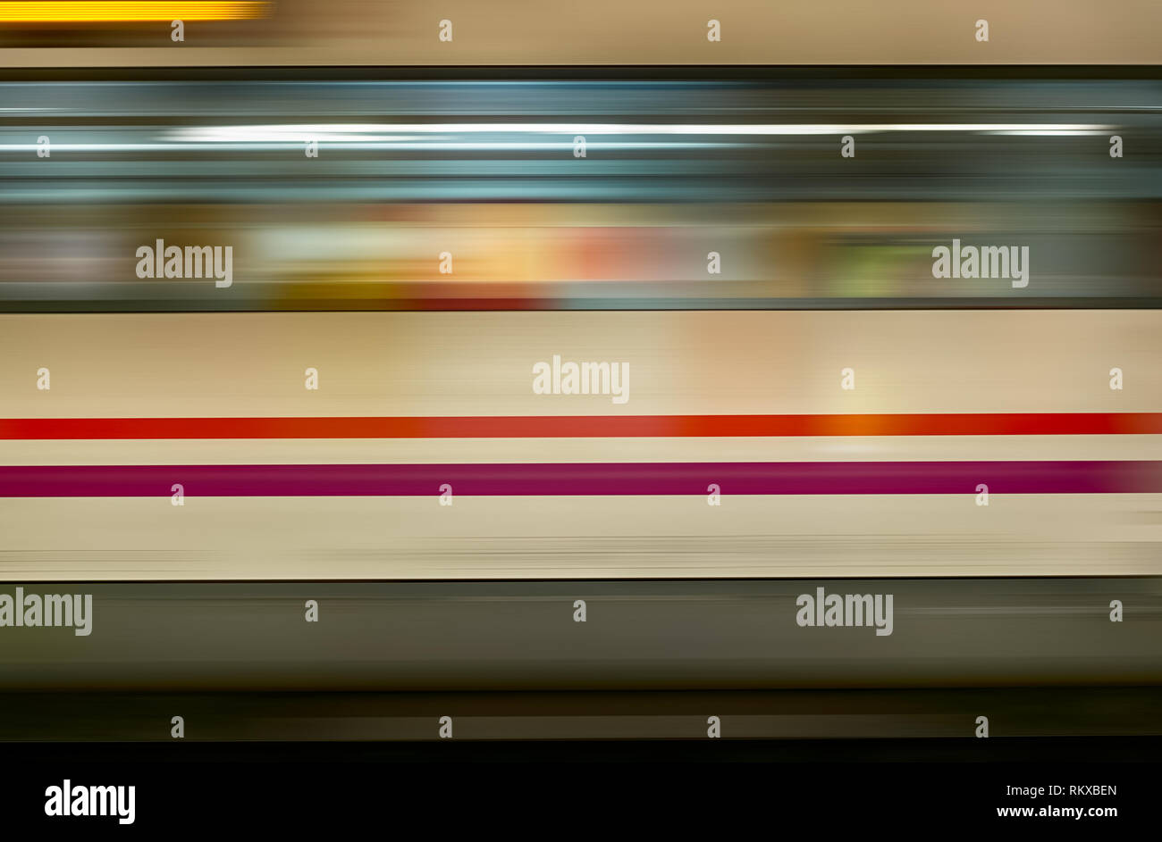 Blurred abstract electric train hi-res stock photography and images - Alamy