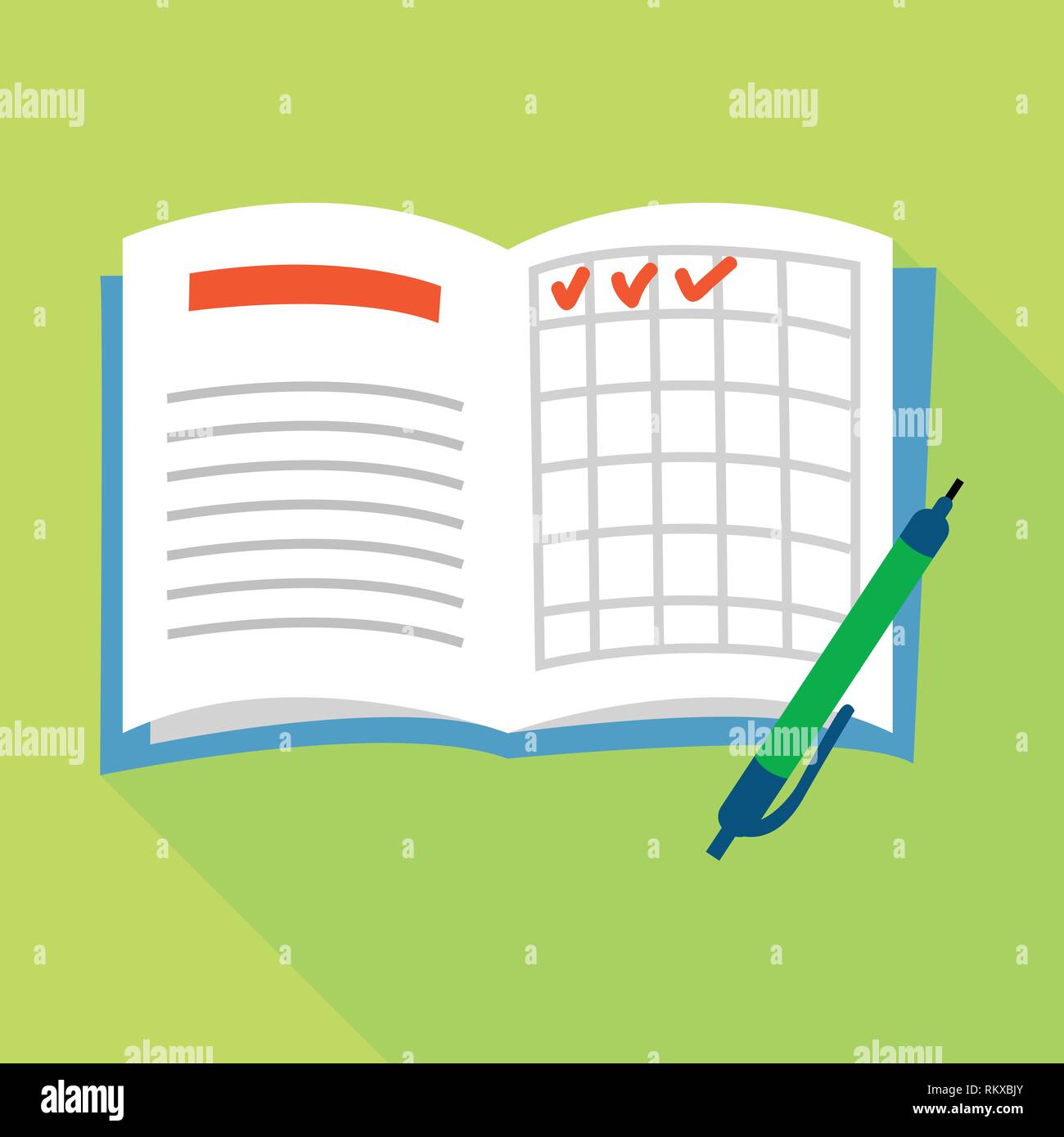 Vector illustration of notepad and notebook icon. Collection of notepad ...