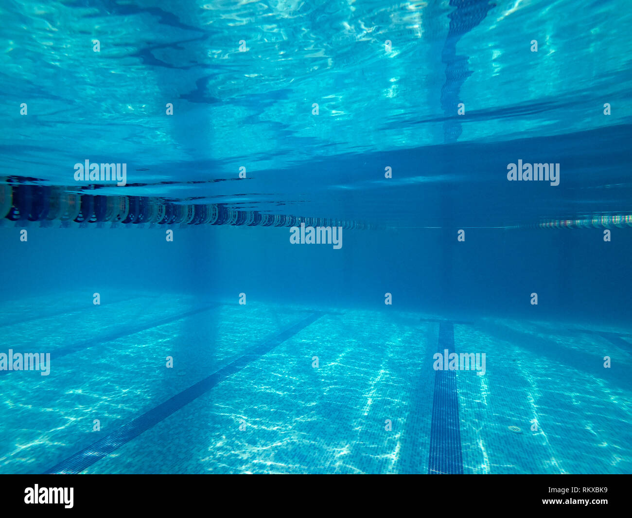 view of the poll underwater. blue. sport. lifestyle Stock Photo - Alamy