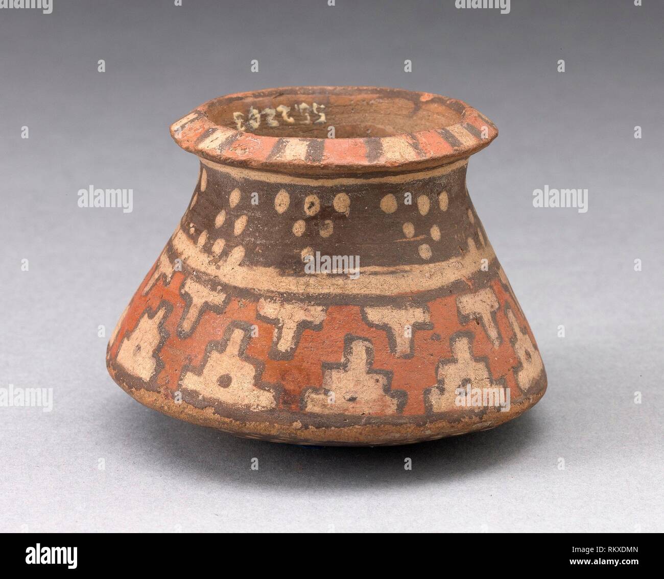 Miniature Jar with Textile-Like Pattern - A.D. 1450/1532 - Inca South ...