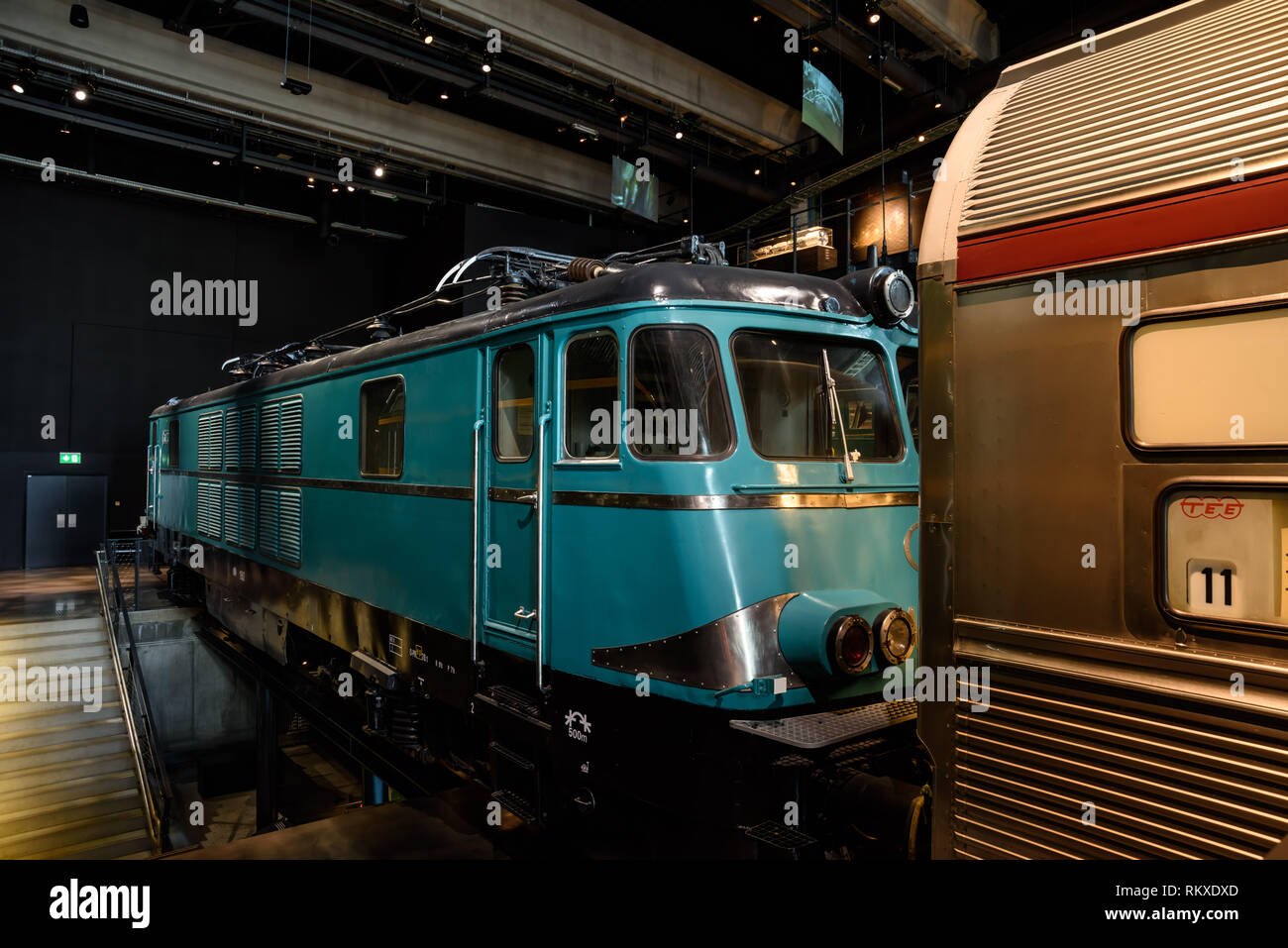 Brüssel, Eisenbahnmuseum Train World - Brussels, Train World Railway Museum Stock Photo - Alamy