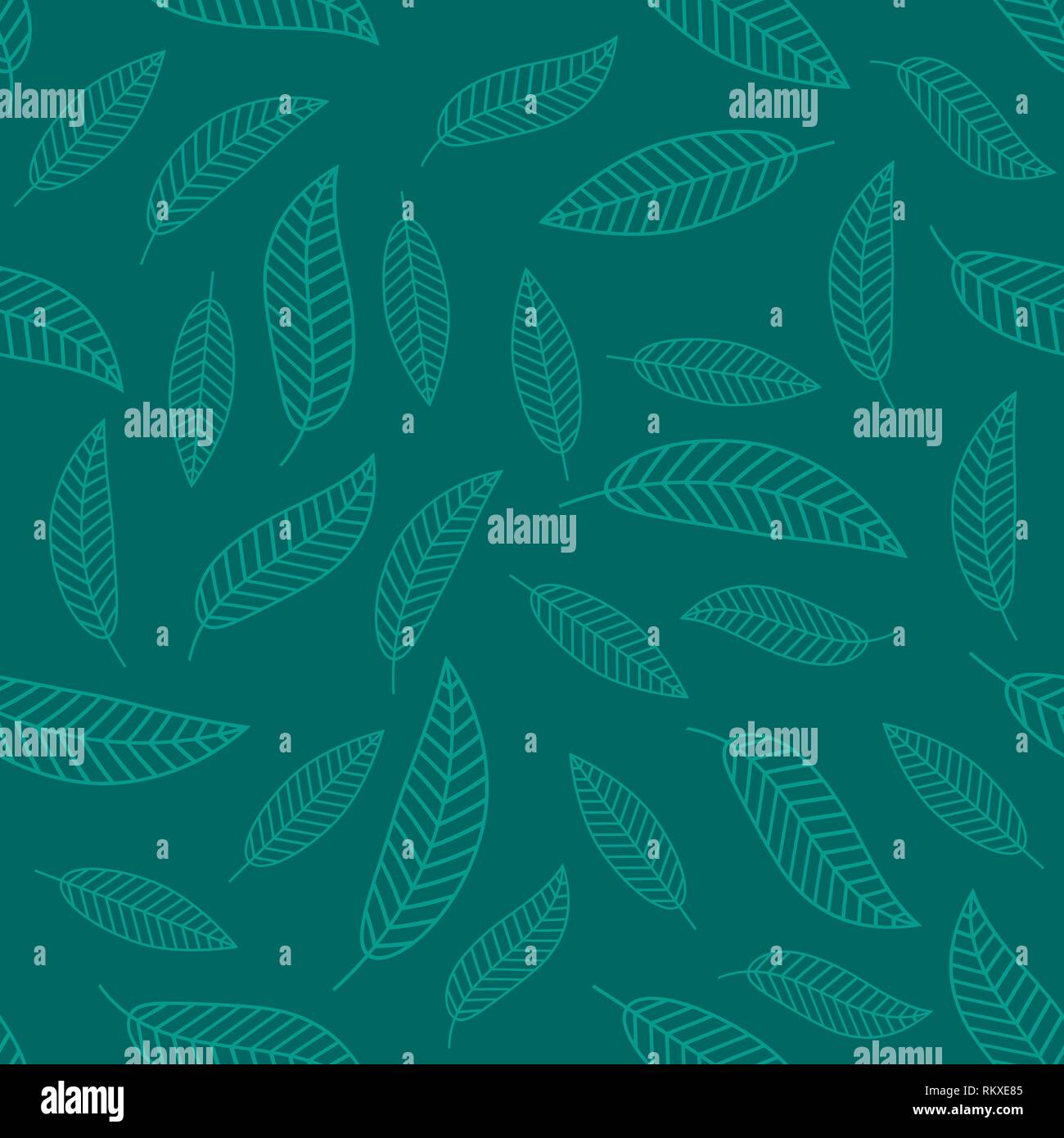 Continuous floral pattern Stock Vector Images - Alamy