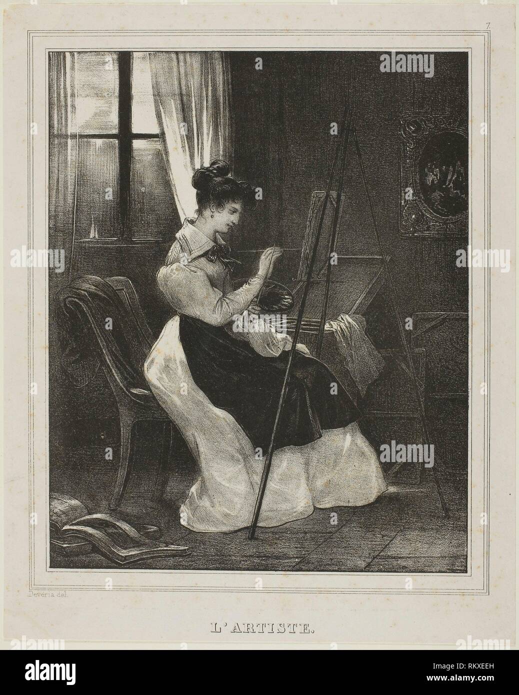 The Artist Achille Devéria French 1800 1857 Artist Achille