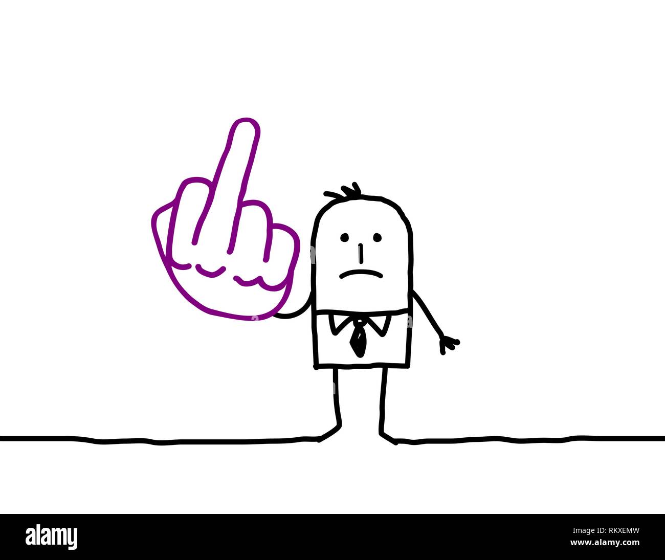 Finger sign signs Cut Out Stock Images & Pictures - Alamy