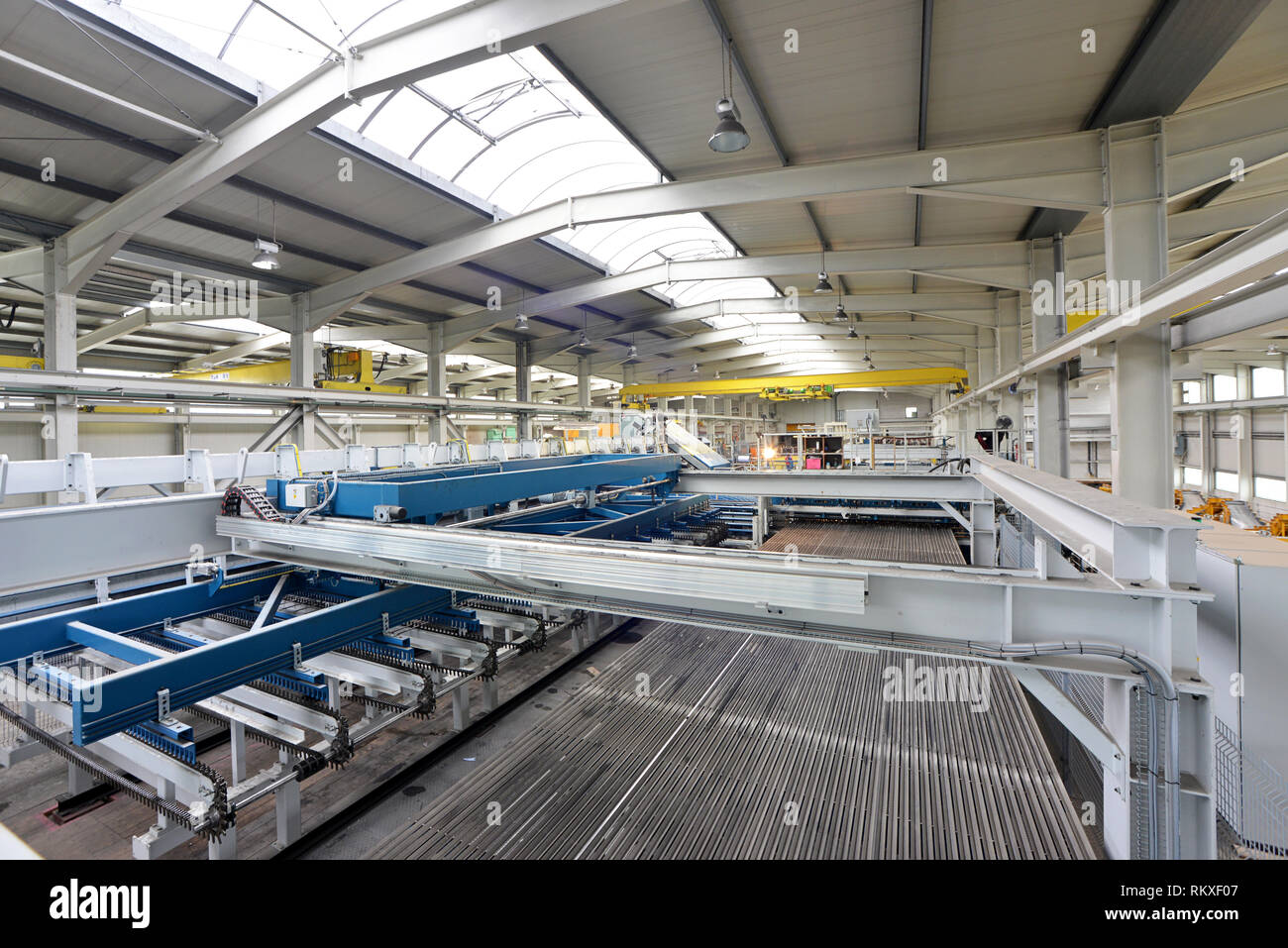 Berlin, Germany, february 28. 2012 - production of precast concrete ...