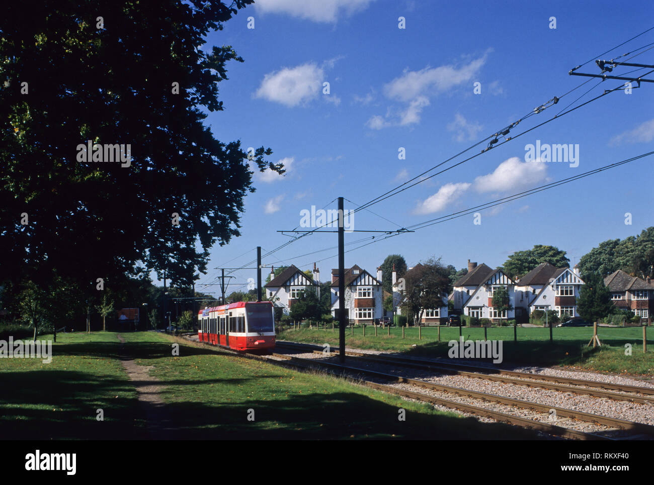 London Light Rail Croydon Stock Photo - Alamy