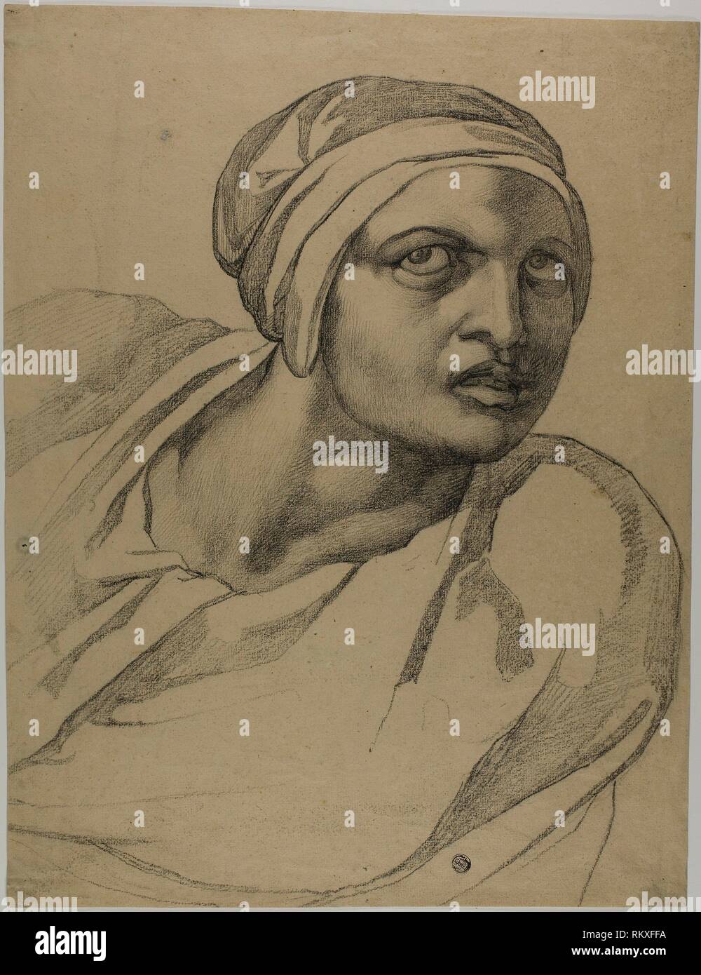 Half-Length Figure - late 18th century - after Michelangelo Buonarroti ...