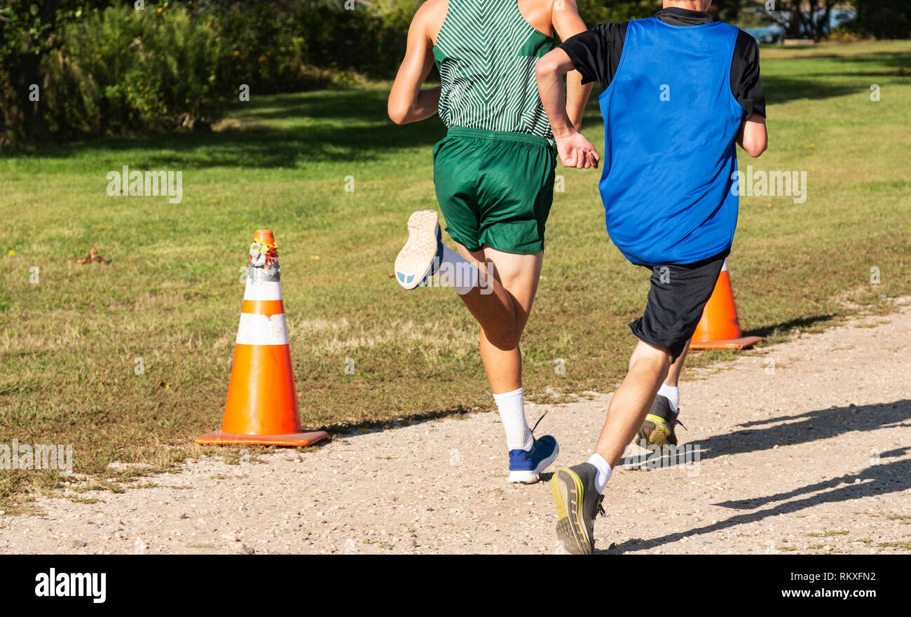 Cross Country Running Runners Race Stock Photos & Cross Country Running ...