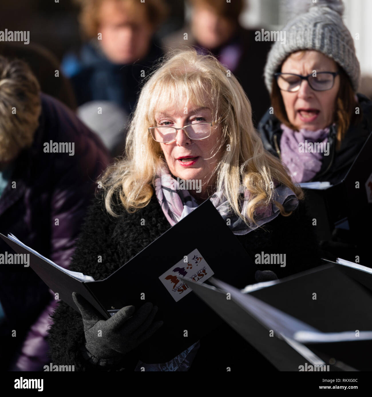 The Wellesbourne Community Choir performing at the Joseph Arch ...