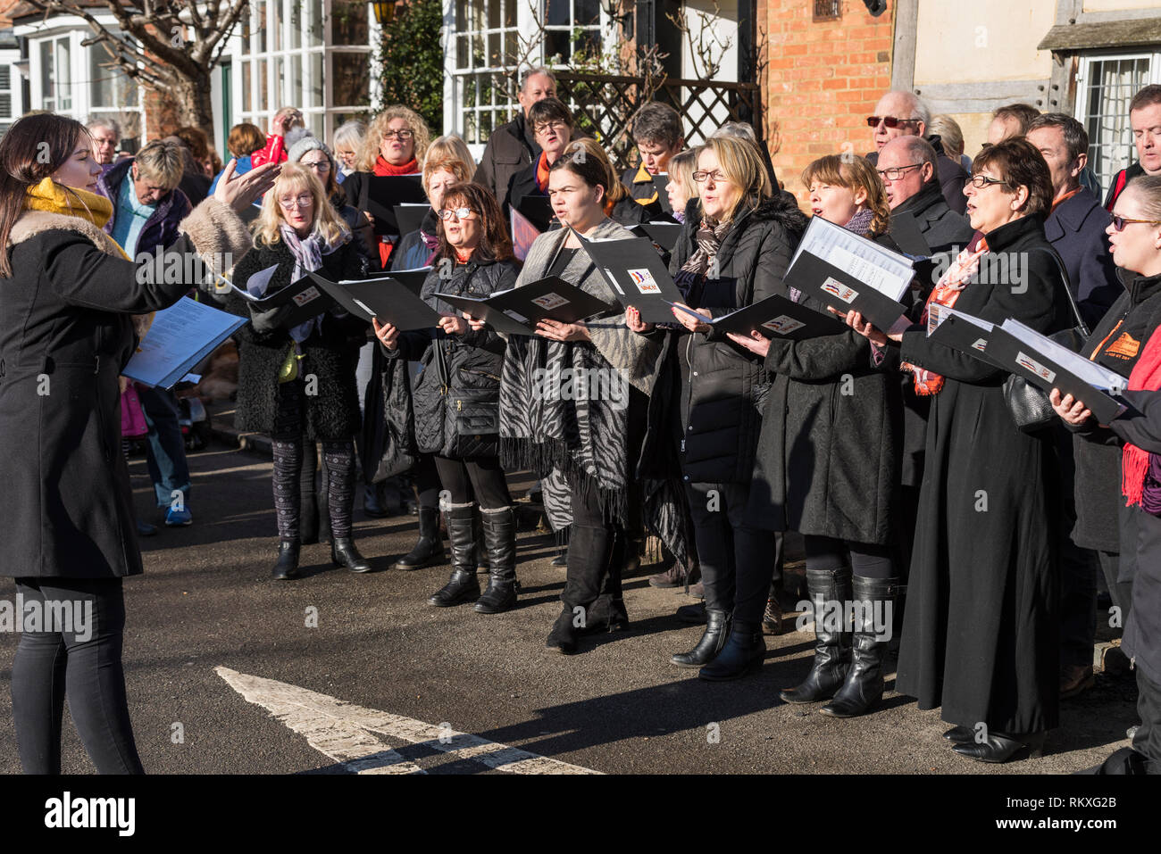 The Wellesbourne Community Choir performing at the Joseph Arch ...