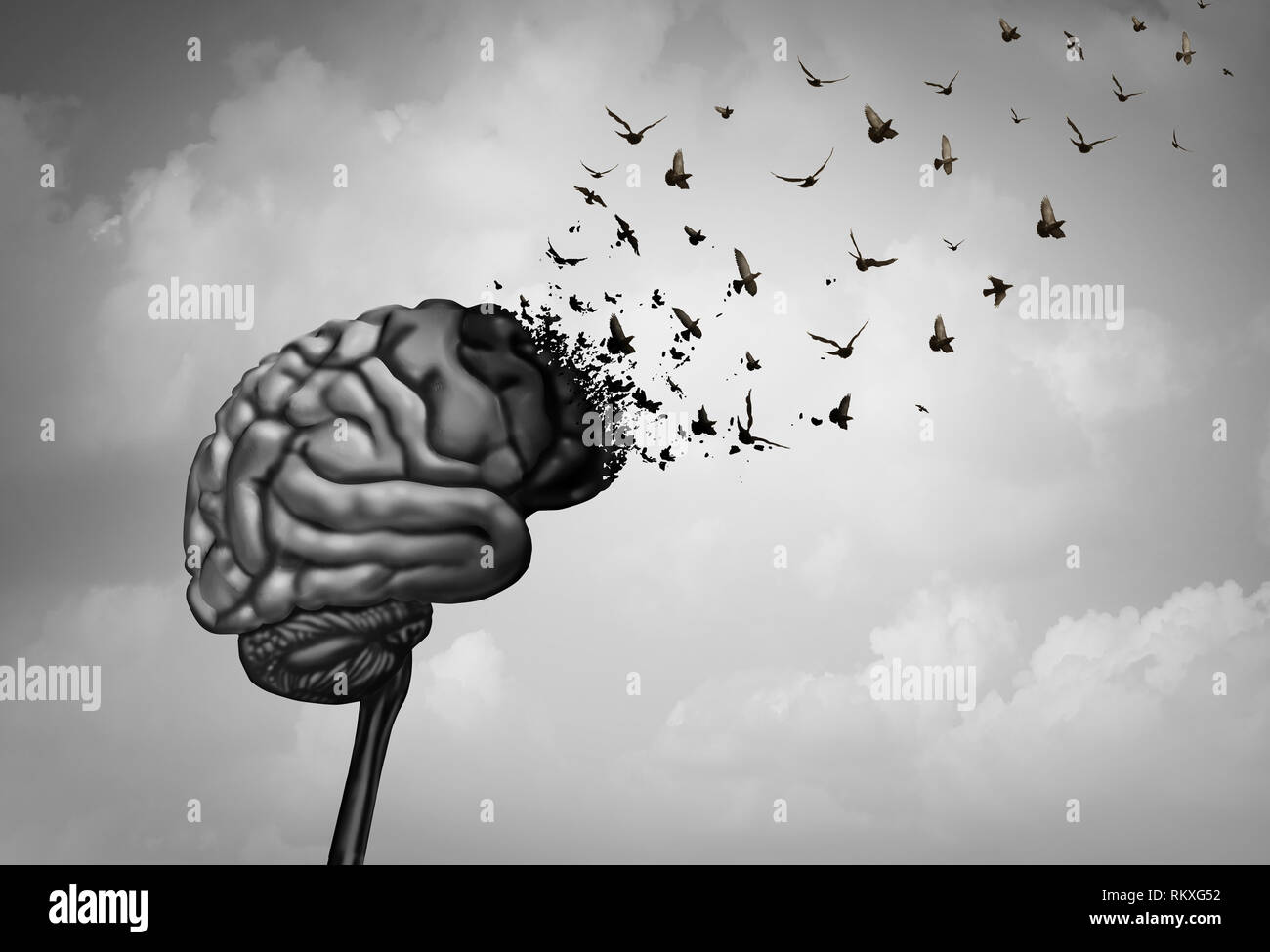 Depression depressed dementia alzheimers alzheimers hi-res stock ...