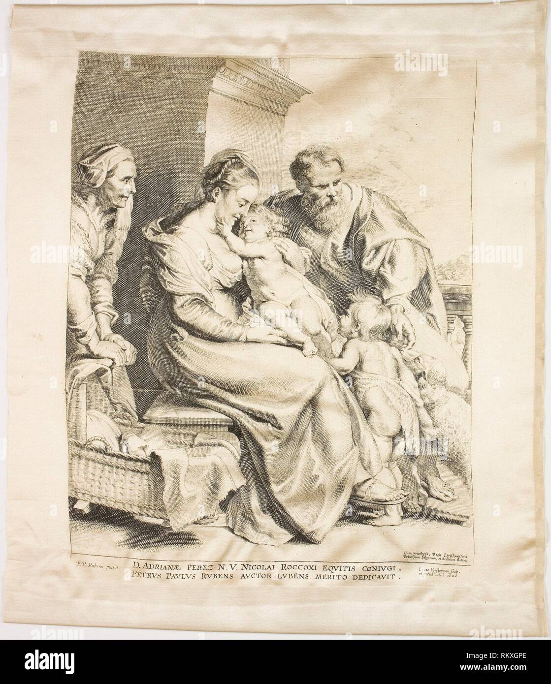 The holy family with saint john hi-res stock photography and images - Alamy