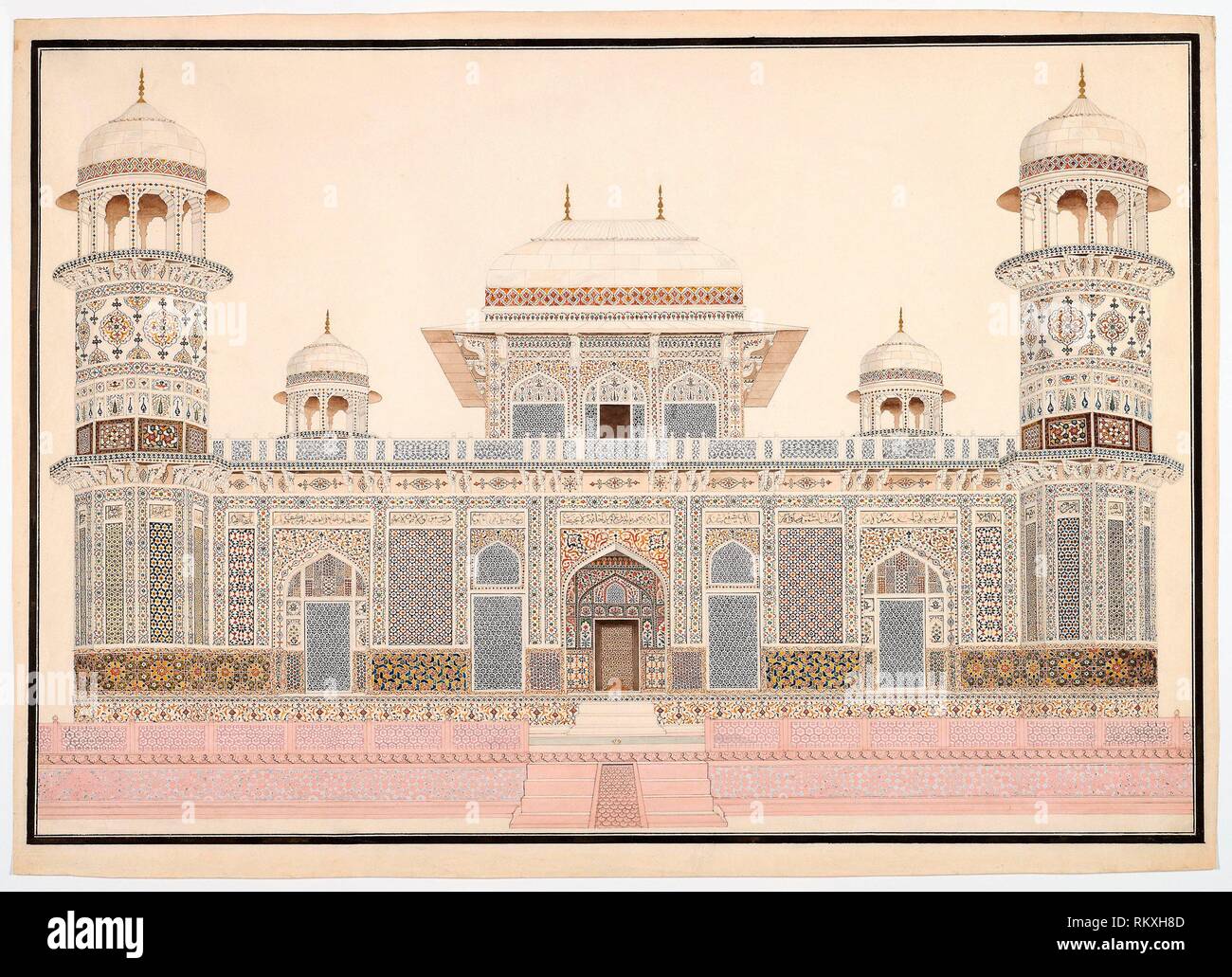 Watercolor on watermarked paper hi-res stock photography and images - Alamy