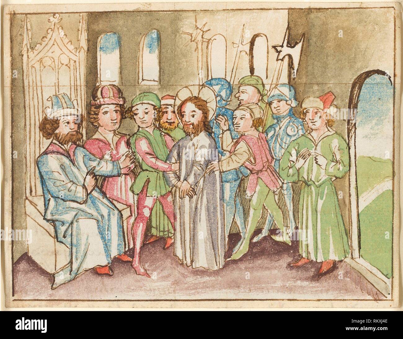 Christ Before The High Priest High Resolution Stock Photography and ...