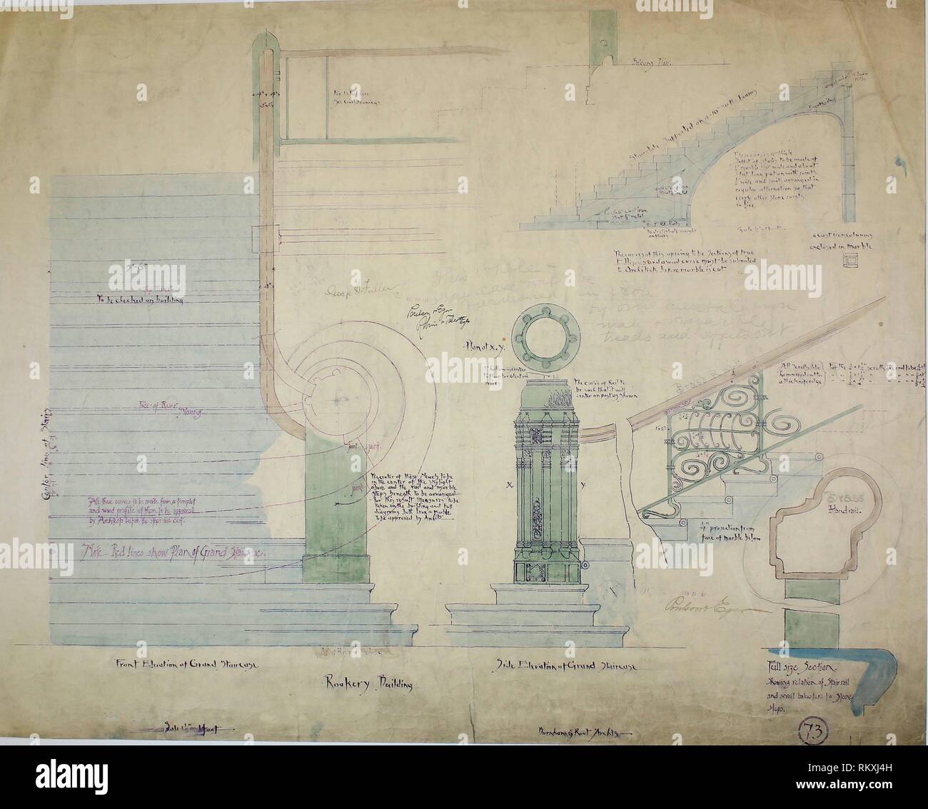 Rookery building burnham and root hi-res stock photography and images ...