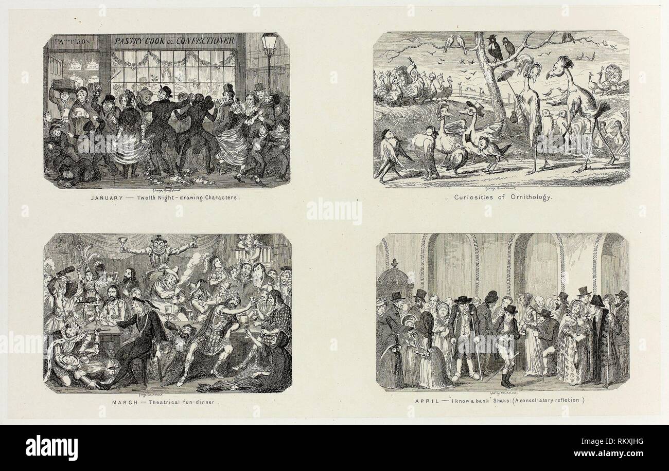 Twelfth Night Drawing Characters High Resolution Stock Photography and ...