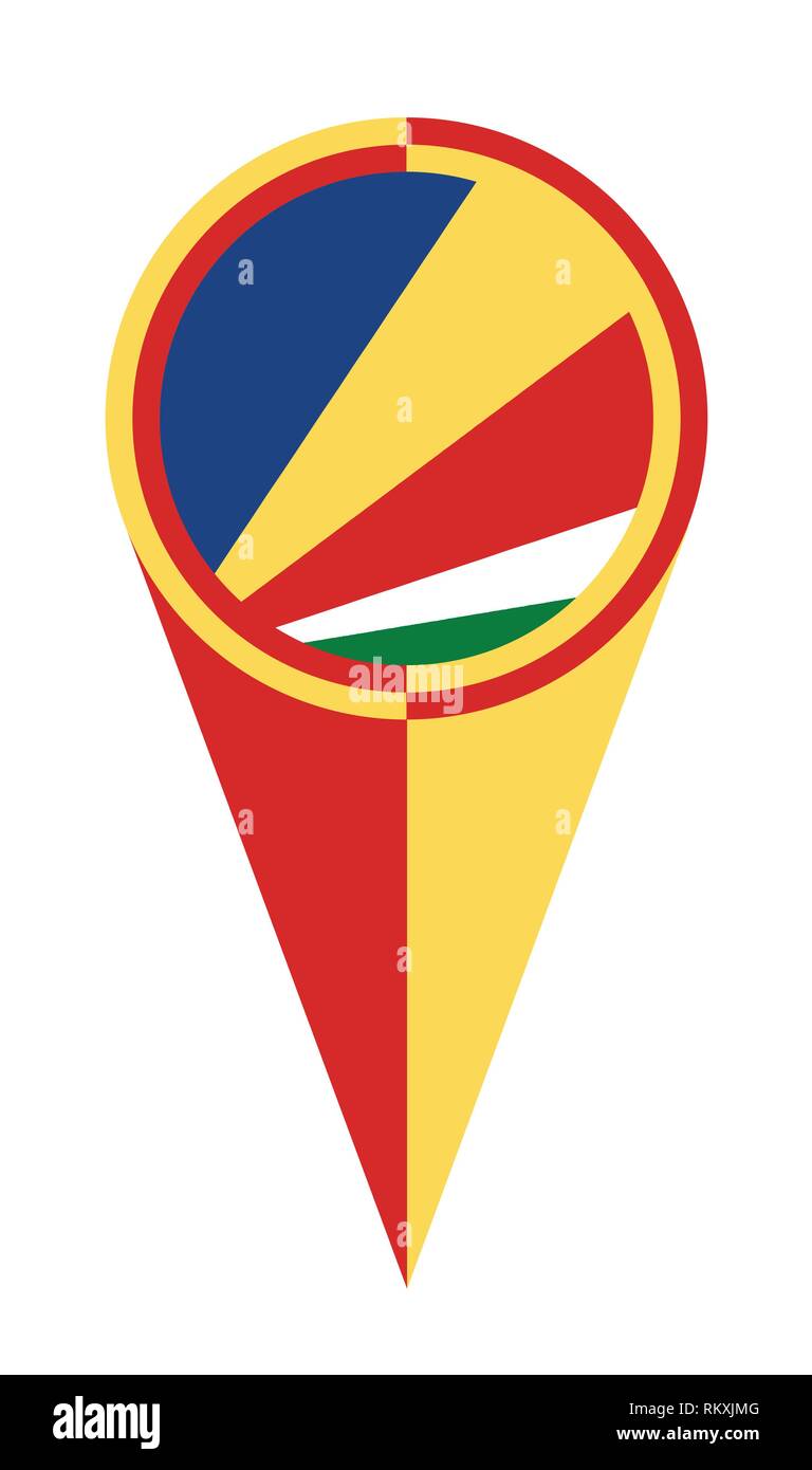 Seychelles map icon illustration Stock Vector Images - Alamy