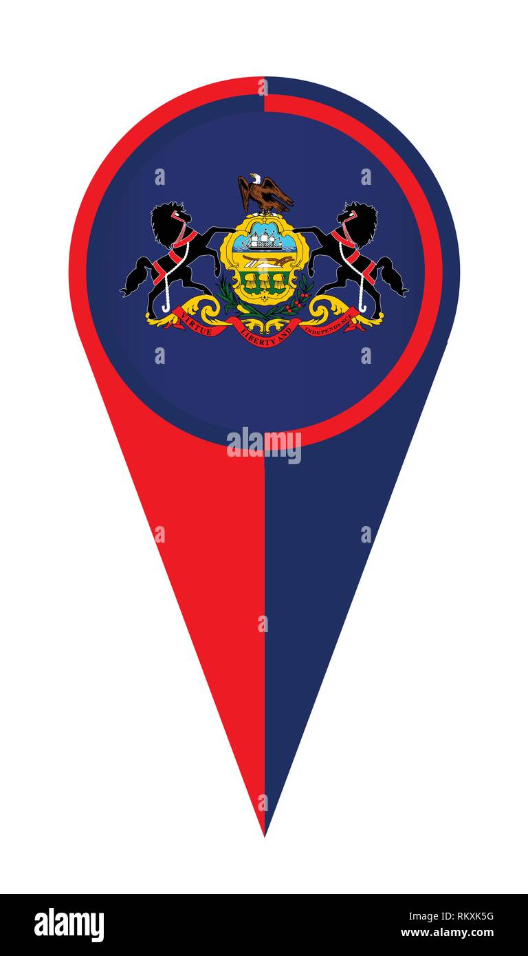 Pennsylvania icon vector vectors hi-res stock photography and images ...