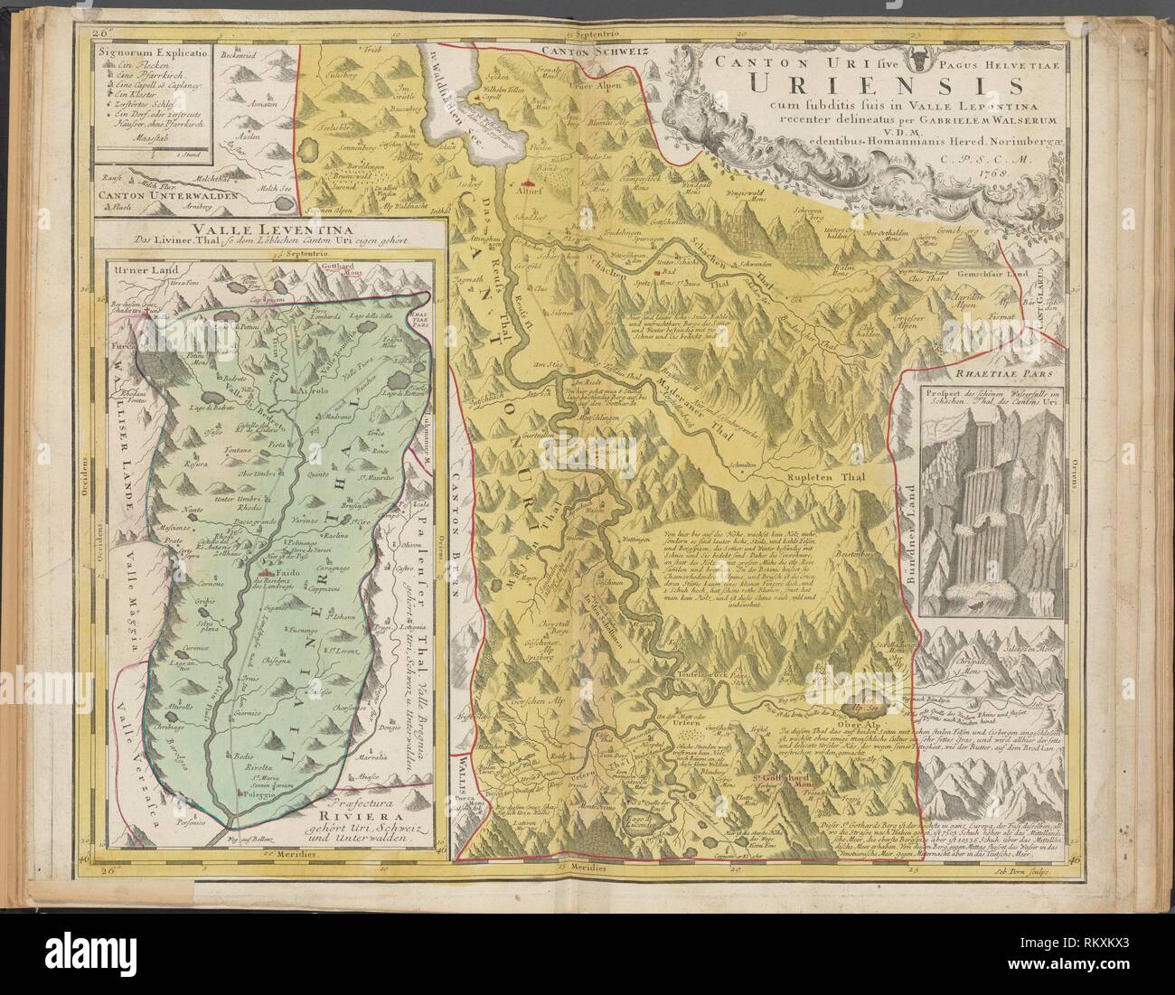 Map of uri hi-res stock photography and images - Alamy