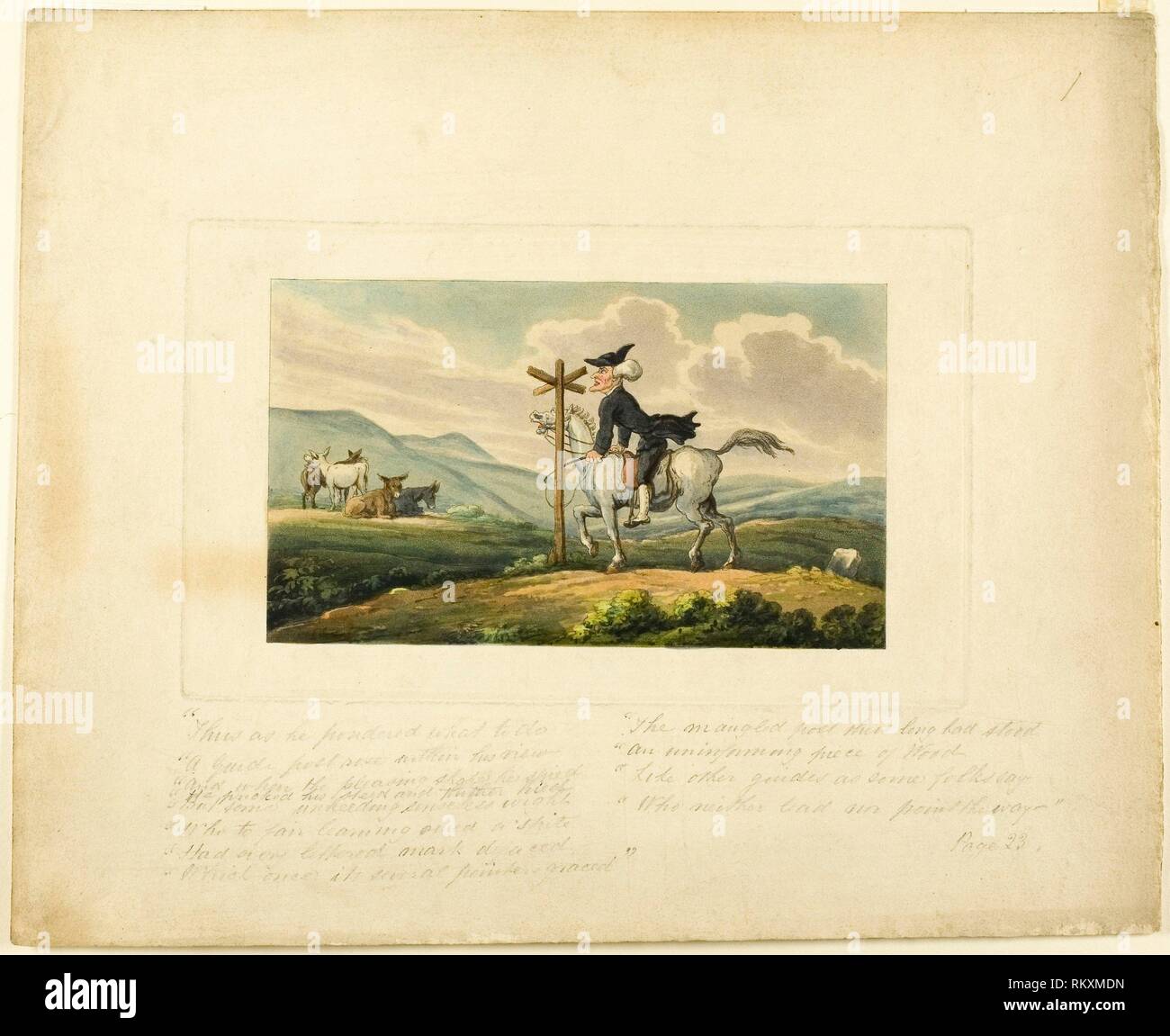 The tour of doctor syntax hi-res stock photography and images - Alamy