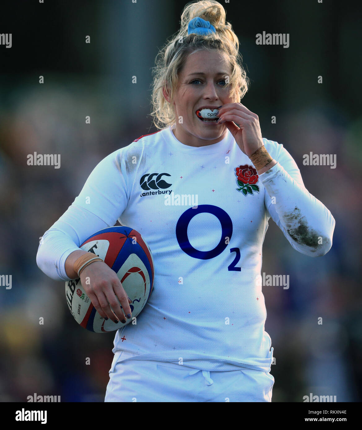 England's Natasha Hunt Stock Photo - Alamy