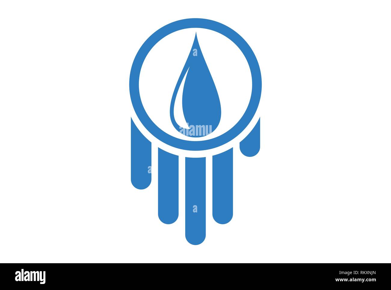 water blue concept logo icon vector Stock Vector Image & Art - Alamy