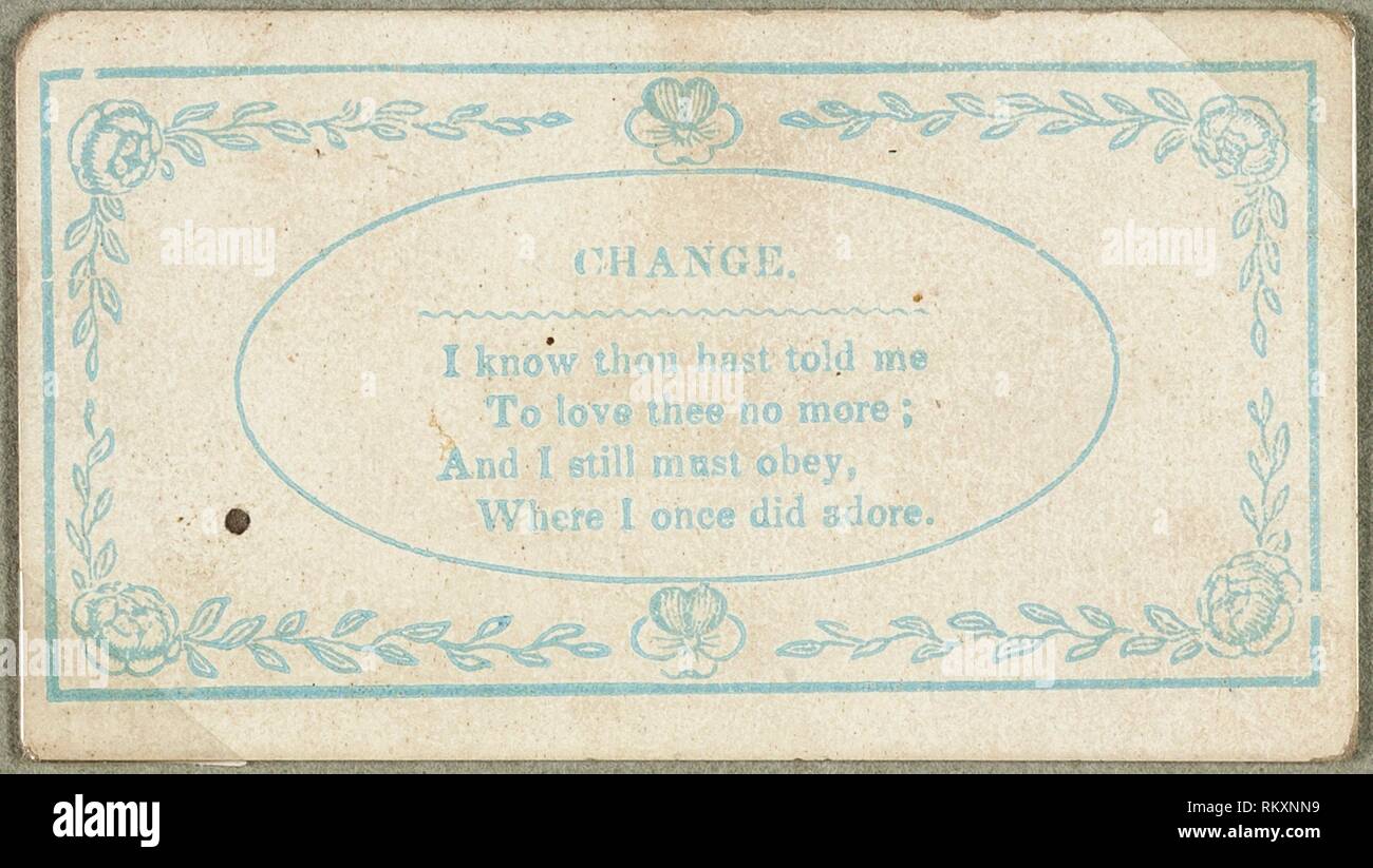 English 19th century text hi-res stock photography and images - Alamy