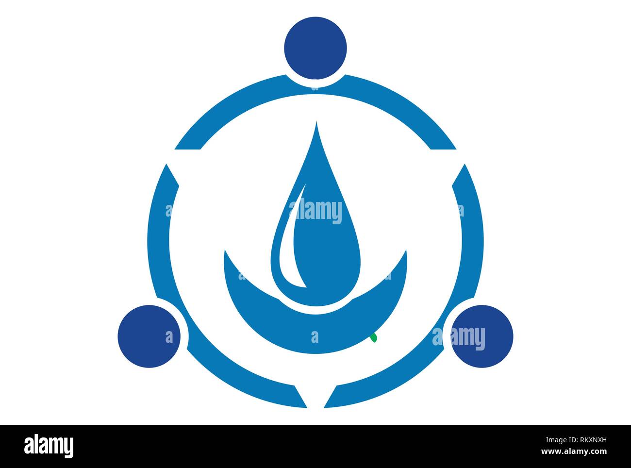 water abstract logo icon vector Stock Vector Image & Art - Alamy