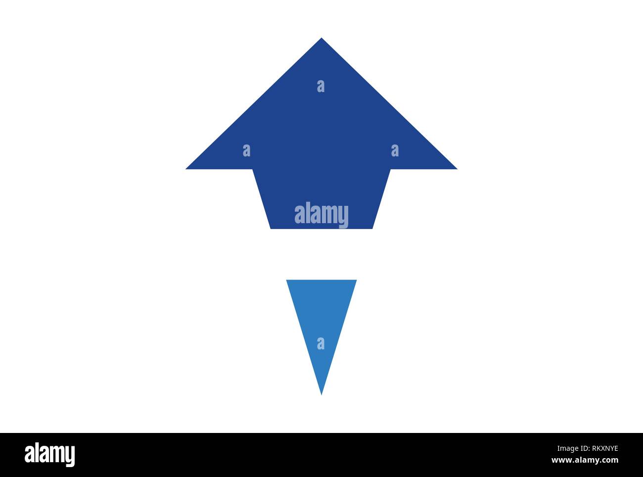 up arrow logo icon vector Stock Vector Image & Art - Alamy