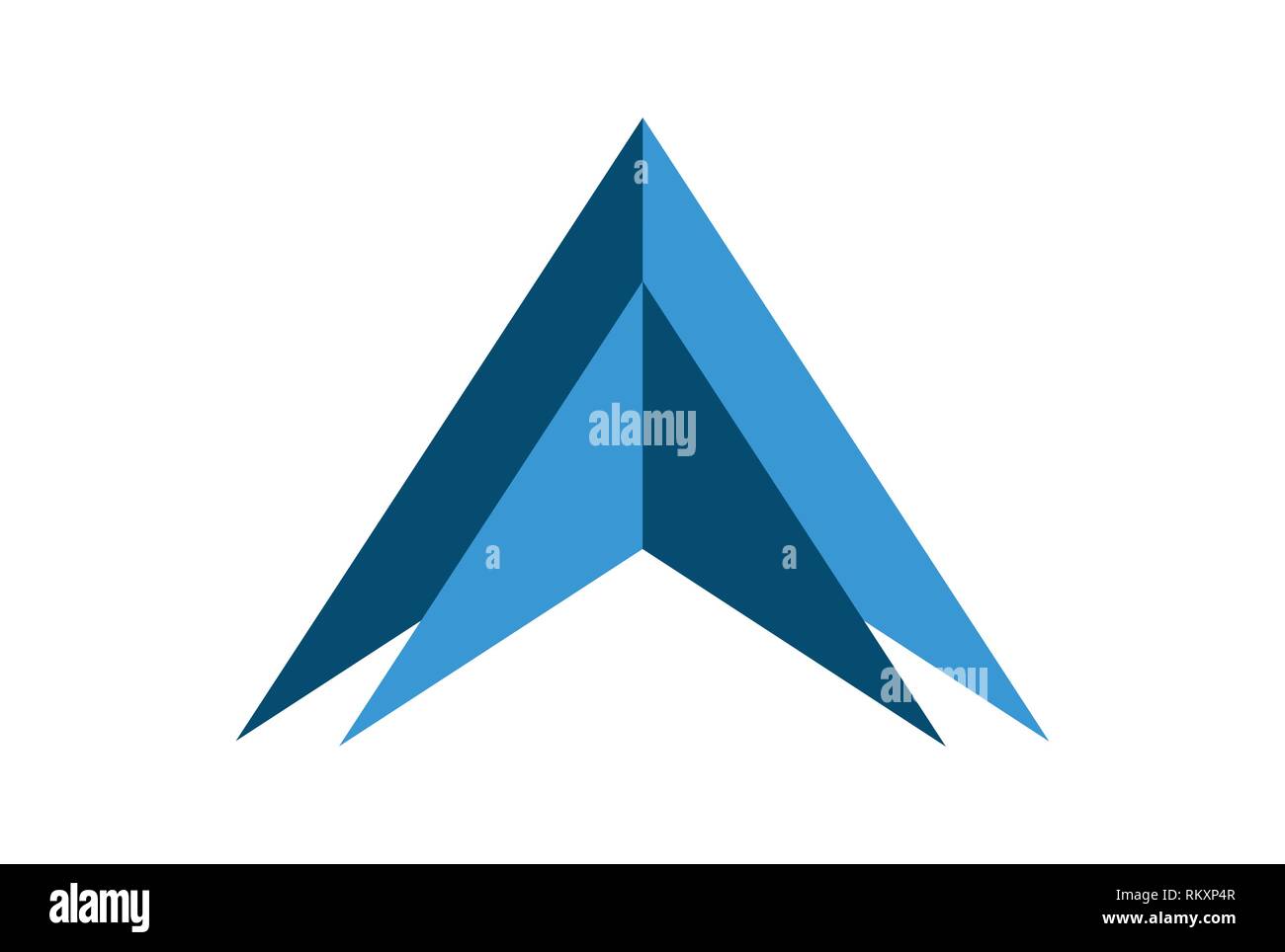 up arrow logo icon vector Stock Vector Image & Art - Alamy