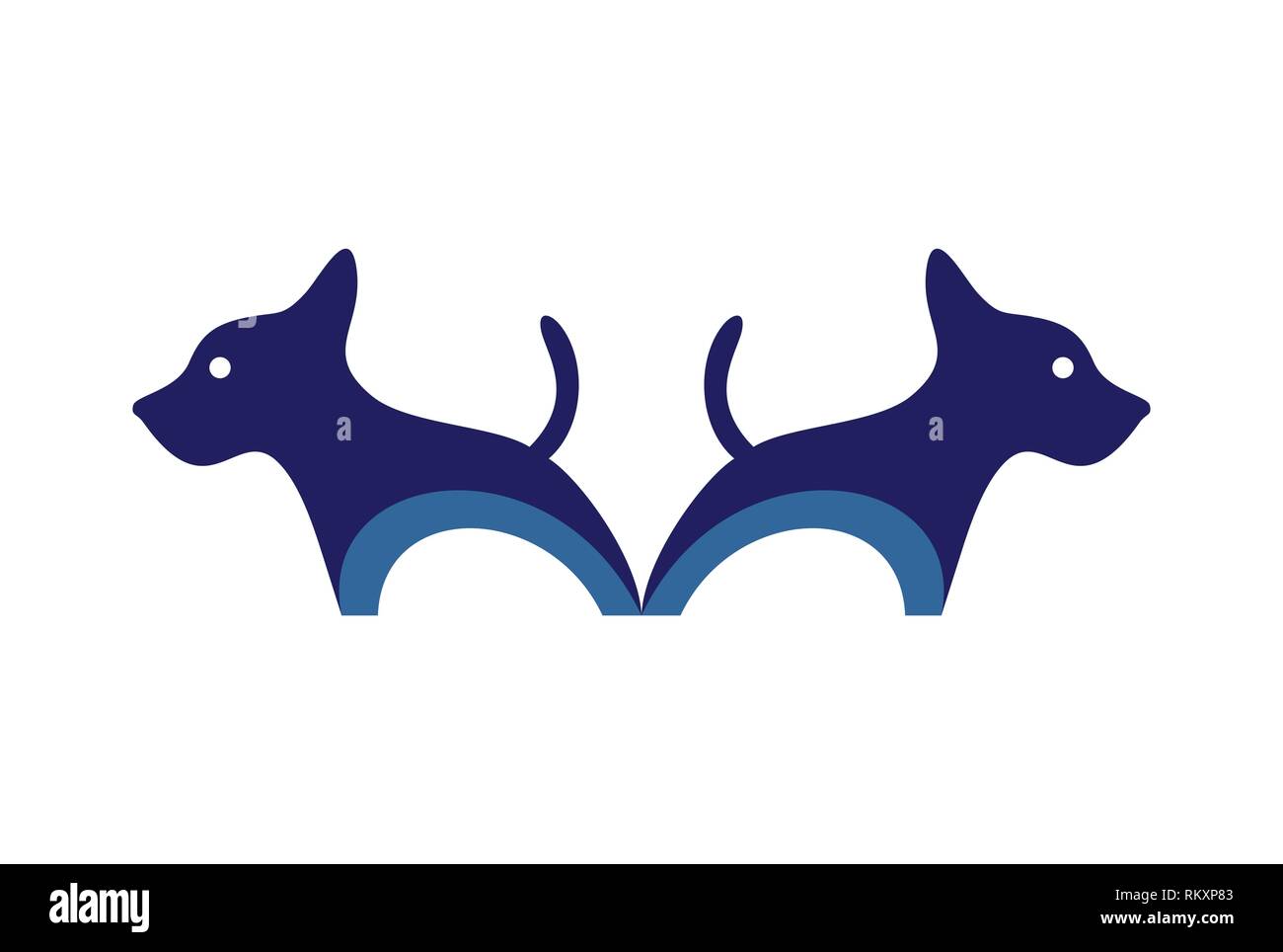 dog letter m logo icon Stock Vector Image & Art - Alamy