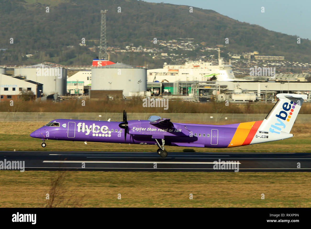 Flybe Aircraft arrive and depart from George Best Belfast City Airport ...