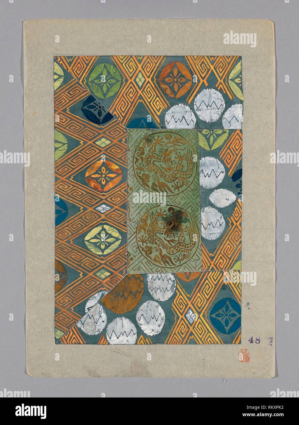 Design on Paper - Japan - Origin: Japan, Medium: Paper Stock Photo - Alamy