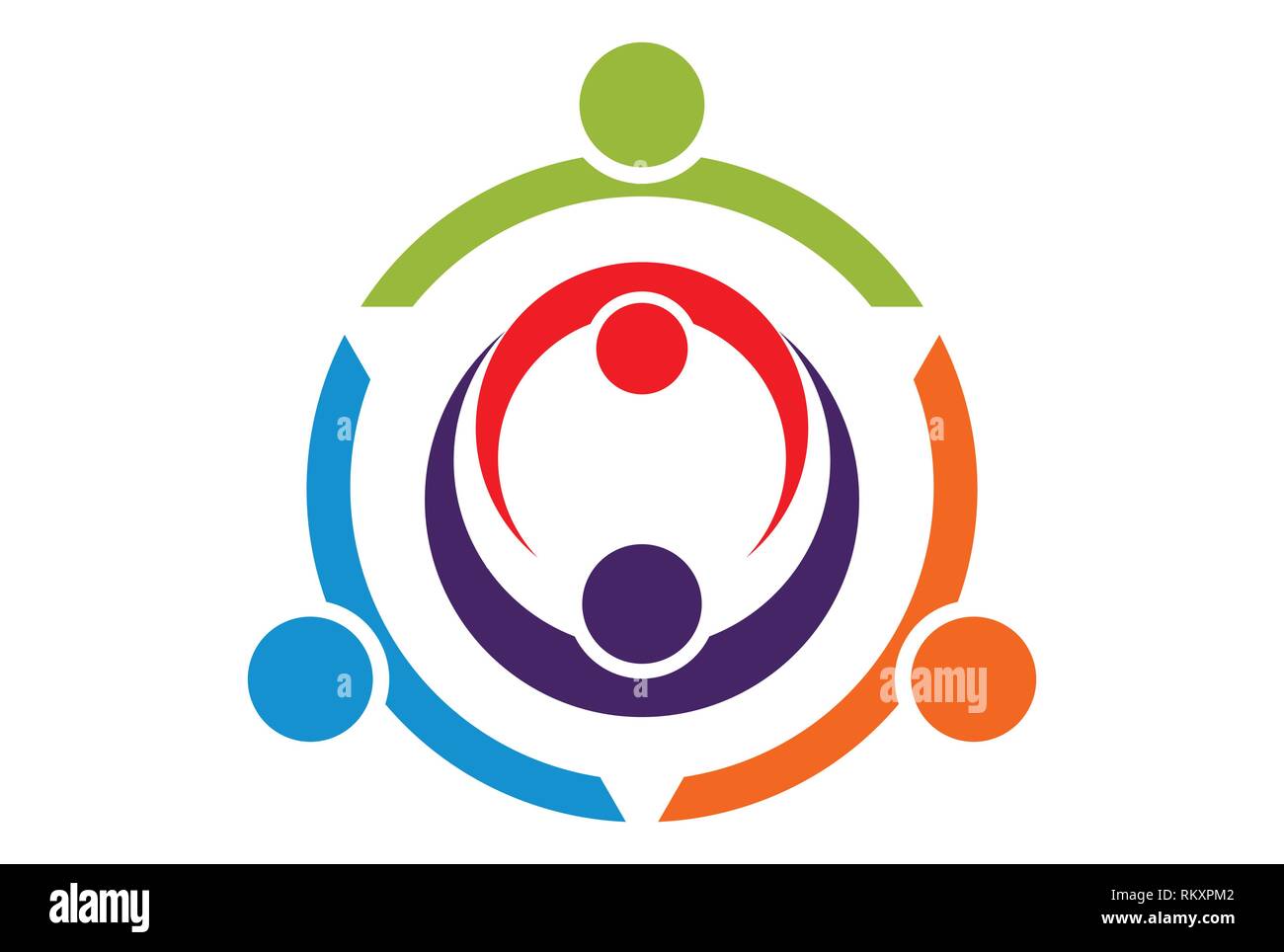 Social work logo Cut Out Stock Images & Pictures - Alamy