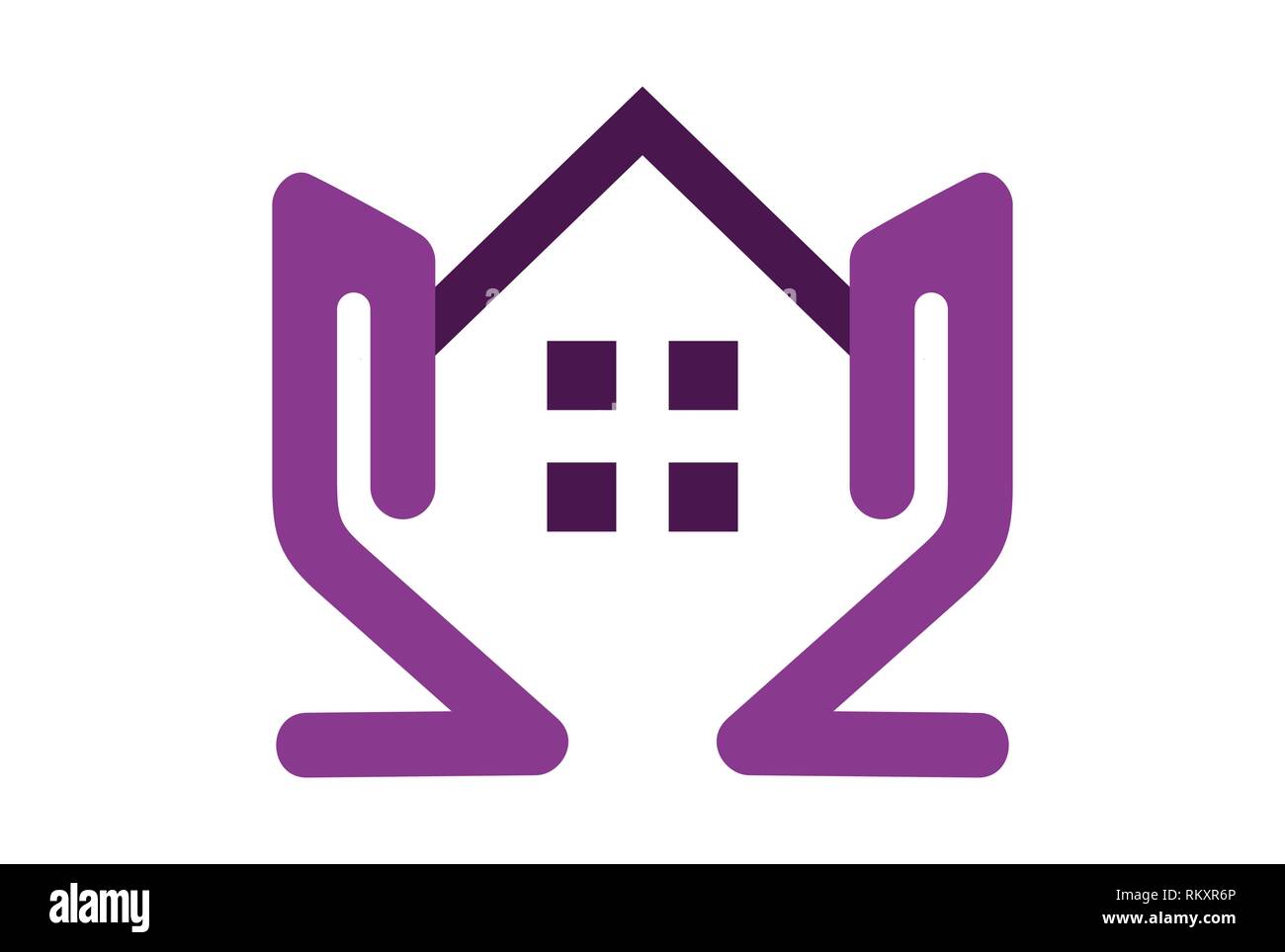 residence home estate house logo vector icon Stock Vector Image & Art ...