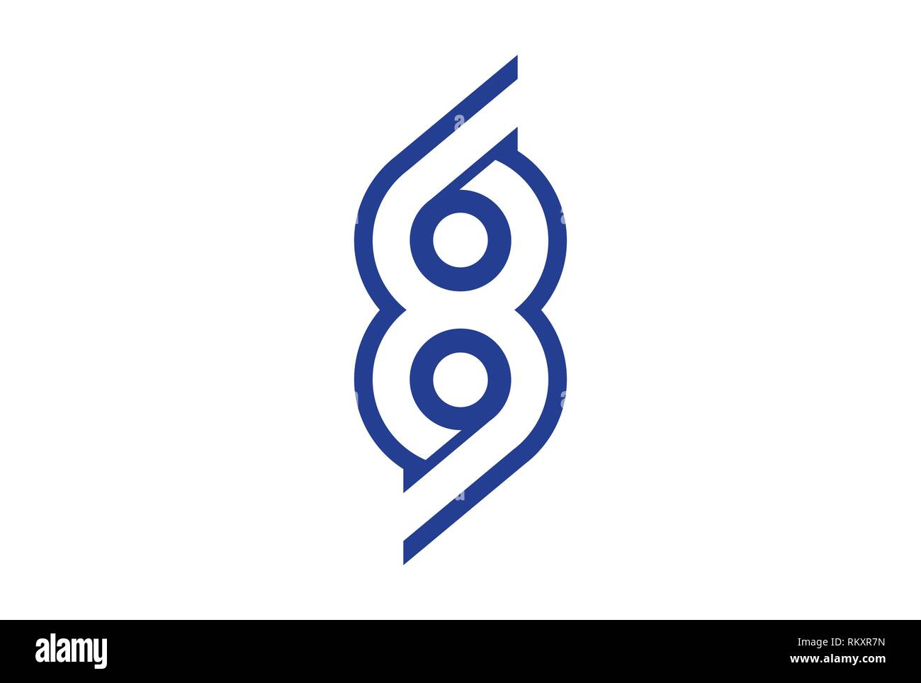 number eight 8 icon logo Stock Vector Image & Art - Alamy