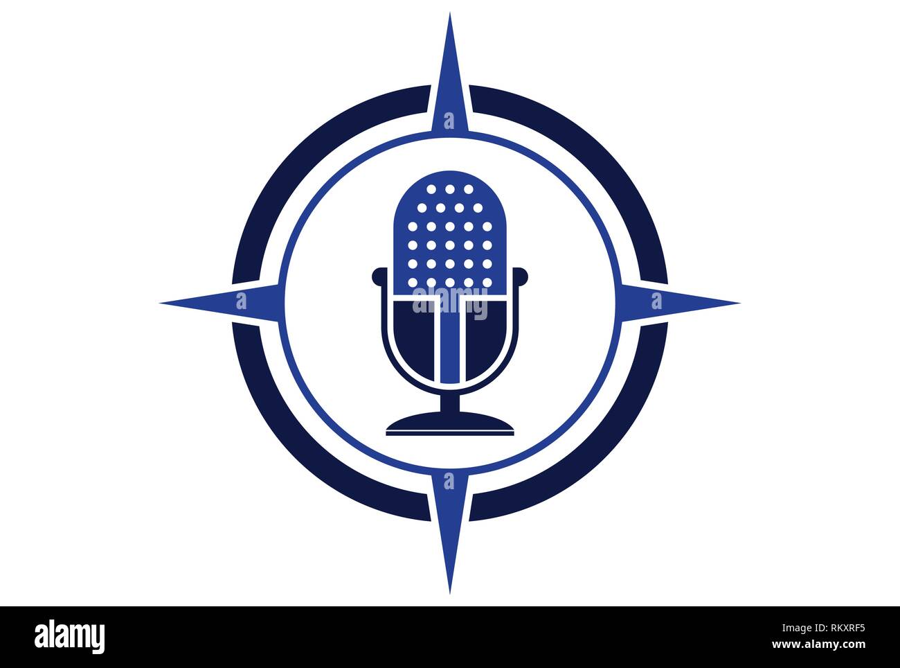 Microphone line solid icon hi-res stock photography and images - Alamy