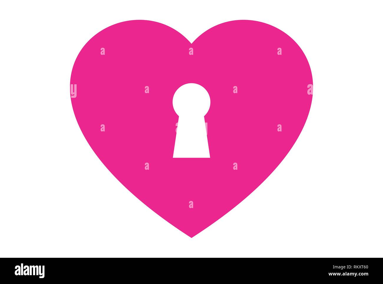 Open heart icon simple Stock Vector Images - Alamy