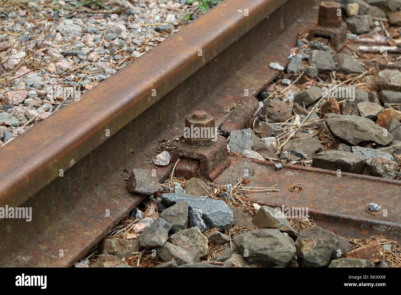 The Old Railroad / Fragments Stock Photo - Alamy