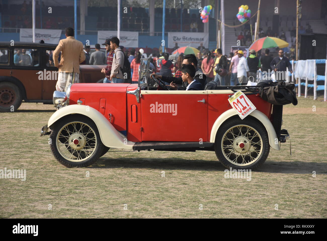 1927 Austin Seven Tourer car with 7 hp and 4 cylinder engine, WBA 2957 ...